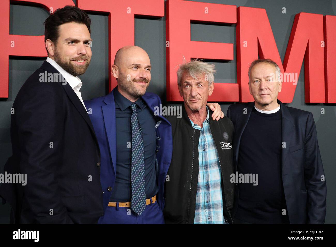 Philipp Trauer, John Ira Palmer, Sean Penn, Thomas Wo bke at arrivals ...