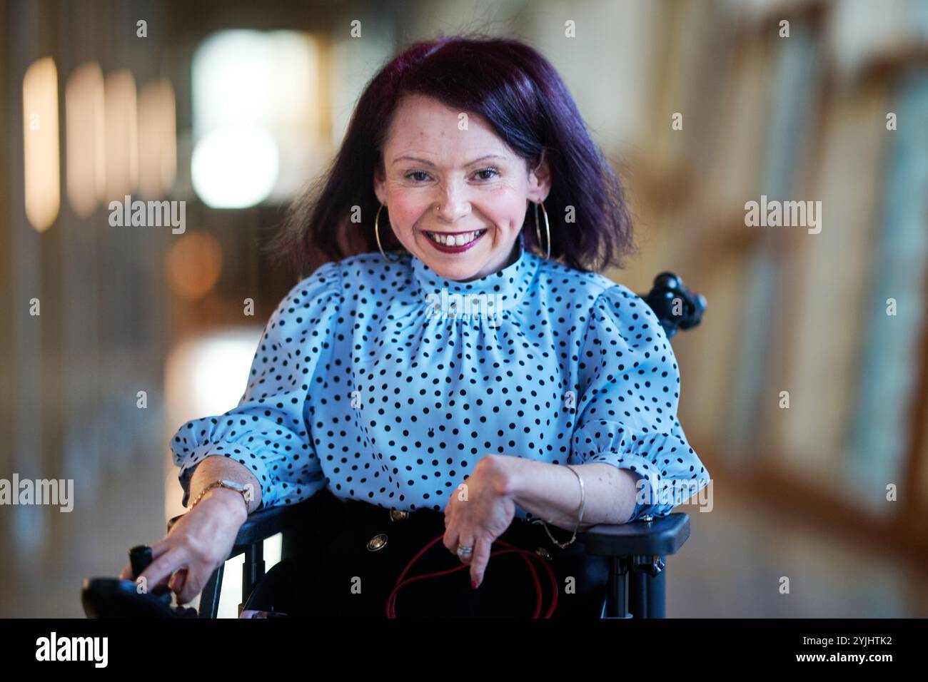 Edinburgh Scotland, UK 14 November 2024. Pam Duncan-Glancy MSP at the ...