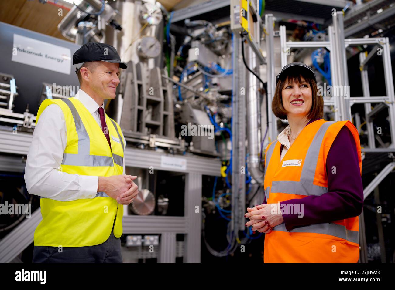 Chancellor of the Exchequer Rachel Reeves during a visit to Tokamak ...