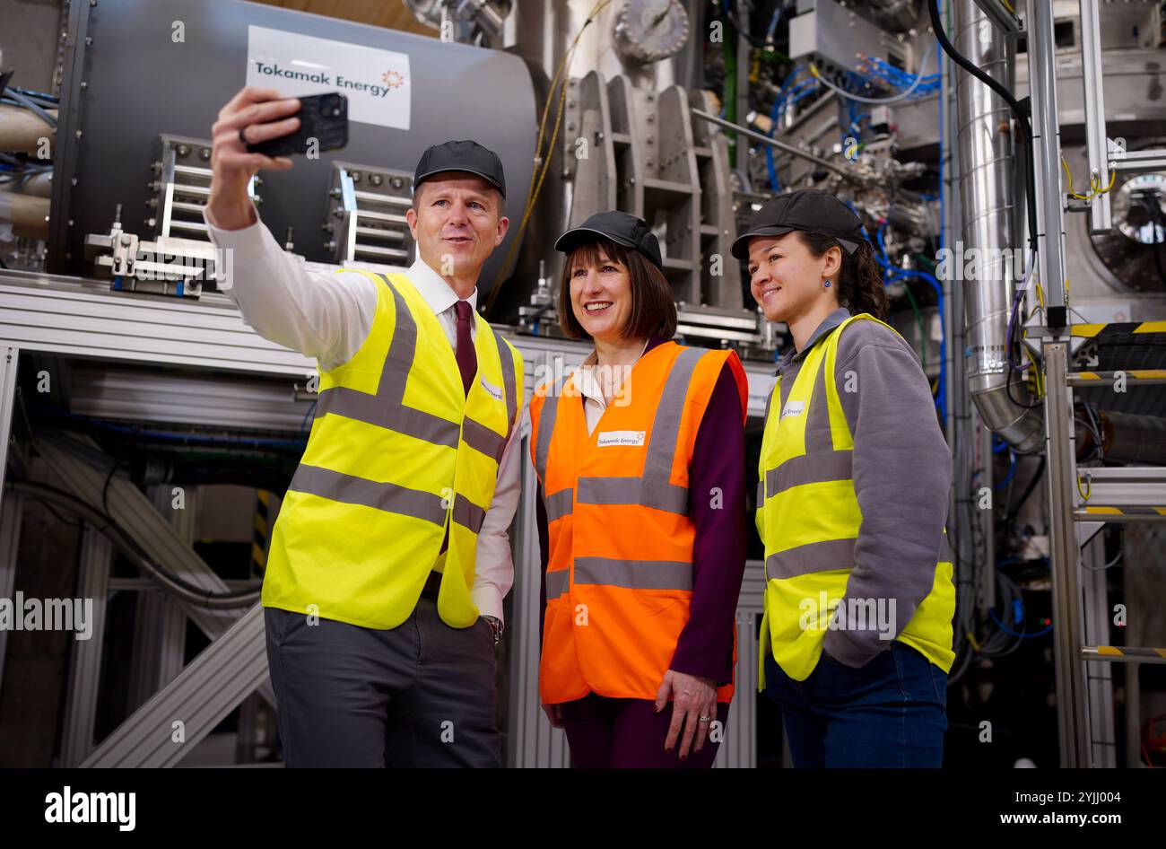 Chancellor of the Exchequer Rachel Reeves during a visit to Tokamak ...
