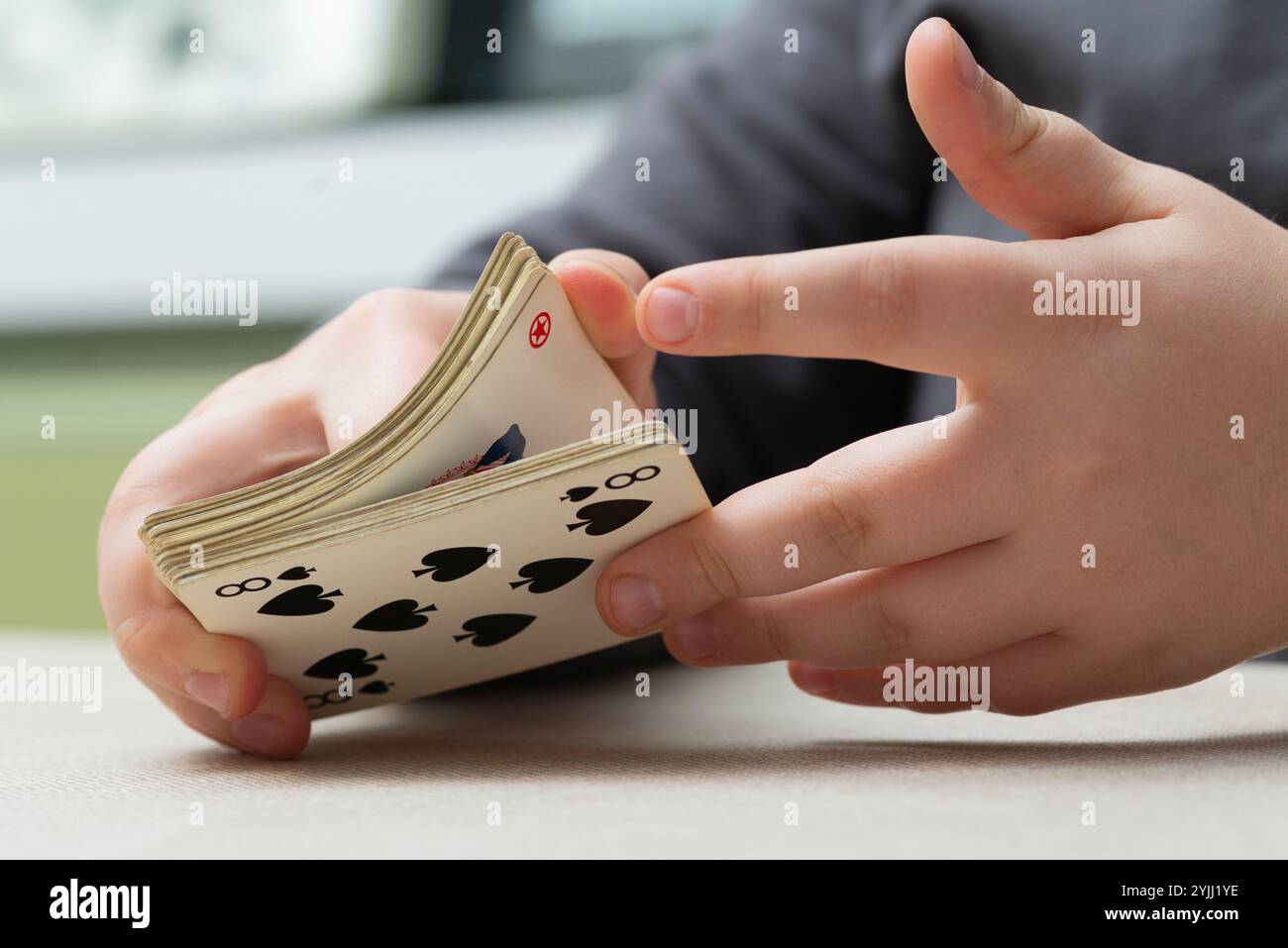 Playing card closeup hi-res stock photography and images - Alamy