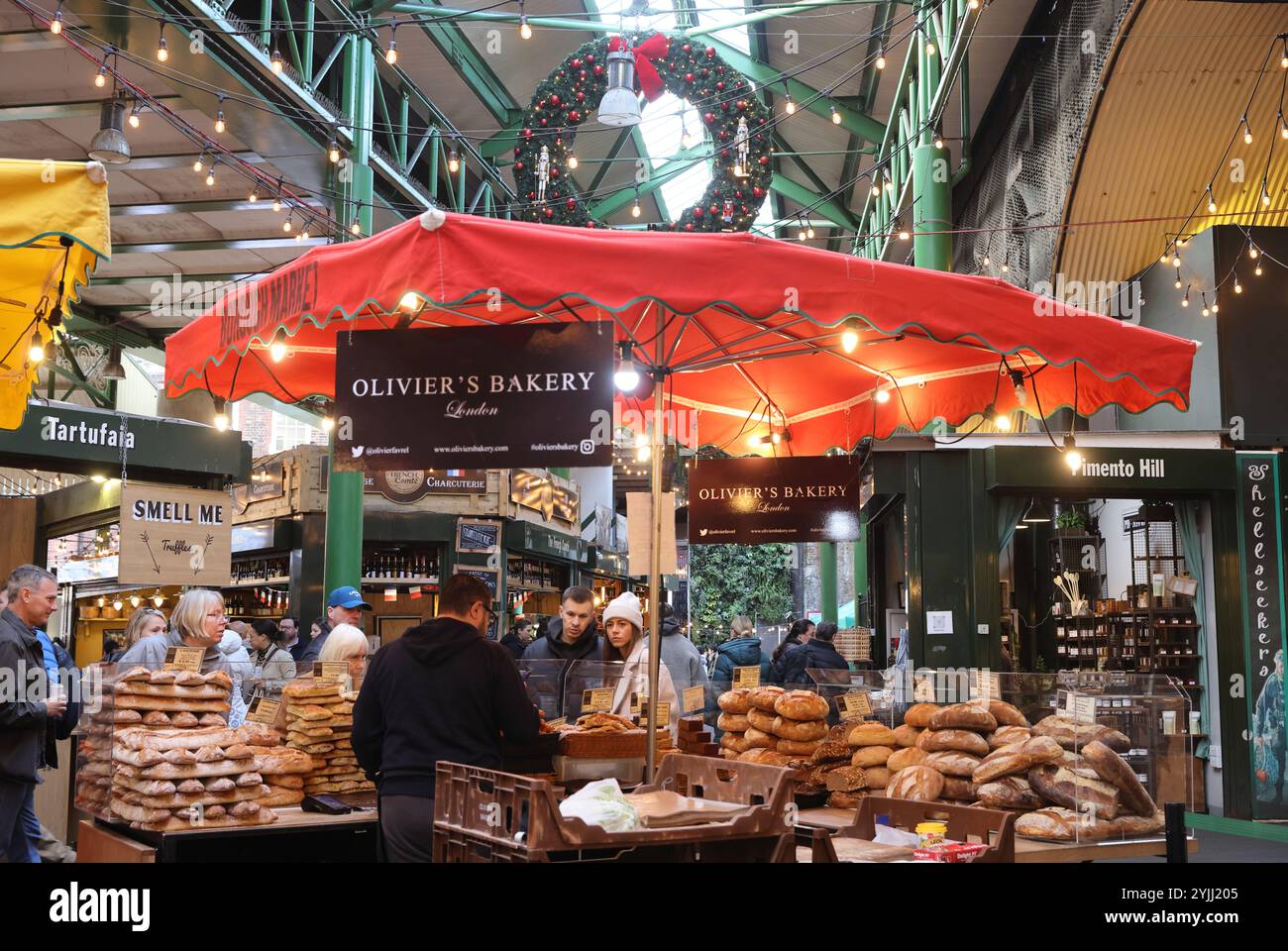 Borough market christmas hi-res stock photography and images - Alamy