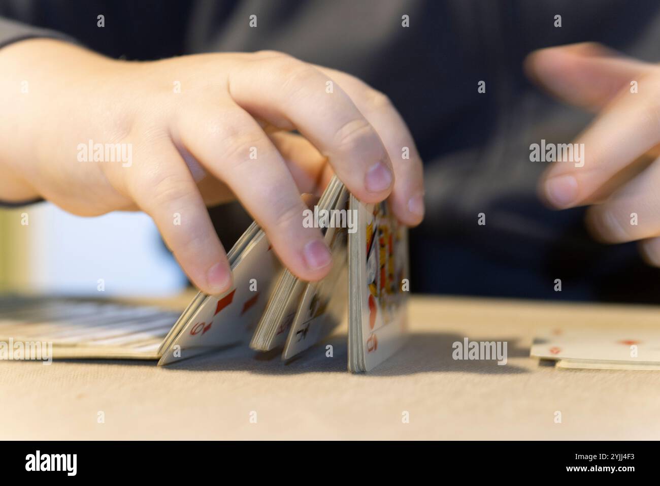 Closeup boys hand playing hi-res stock photography and images - Alamy