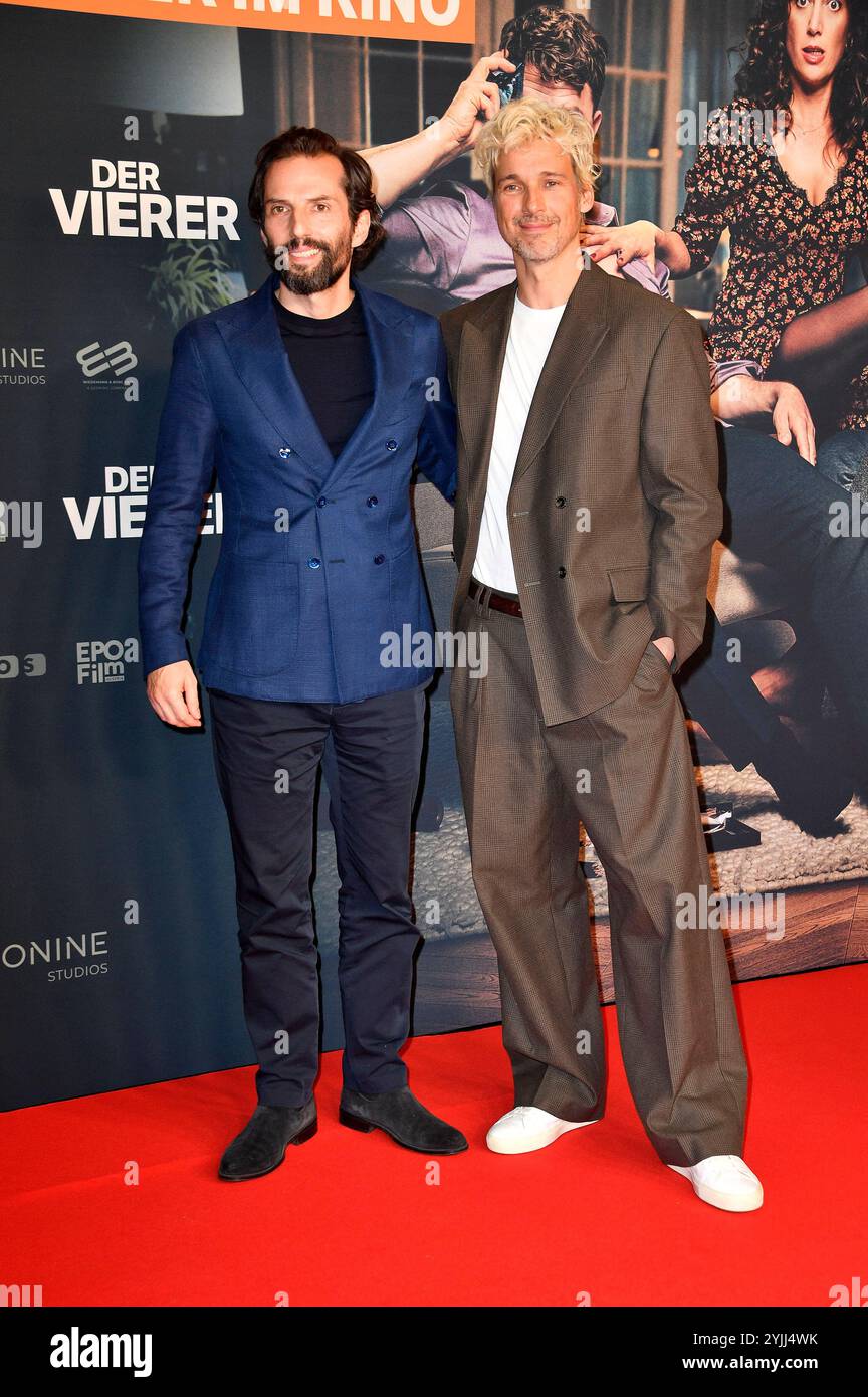 Quirin Berg und Florian David Fitz bei der Premiere des Kinofilms Der ...