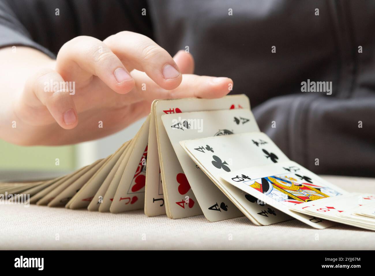 Playing card closeup hi-res stock photography and images - Alamy
