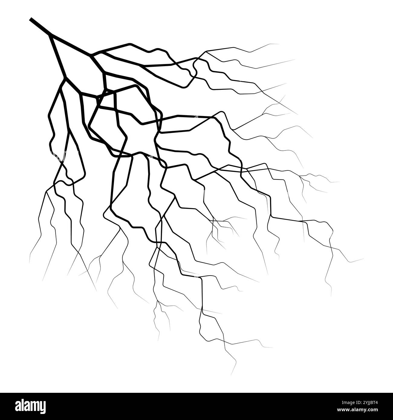 Sign thunderstorm, peals thunder, stormy dangerous weather lightning ...