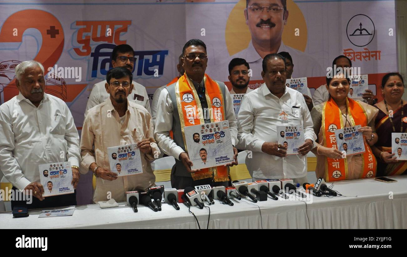 India. 14th Nov, 2024. THANE, INDIA - NOVEMBER 14: Pratap Saranaik ...