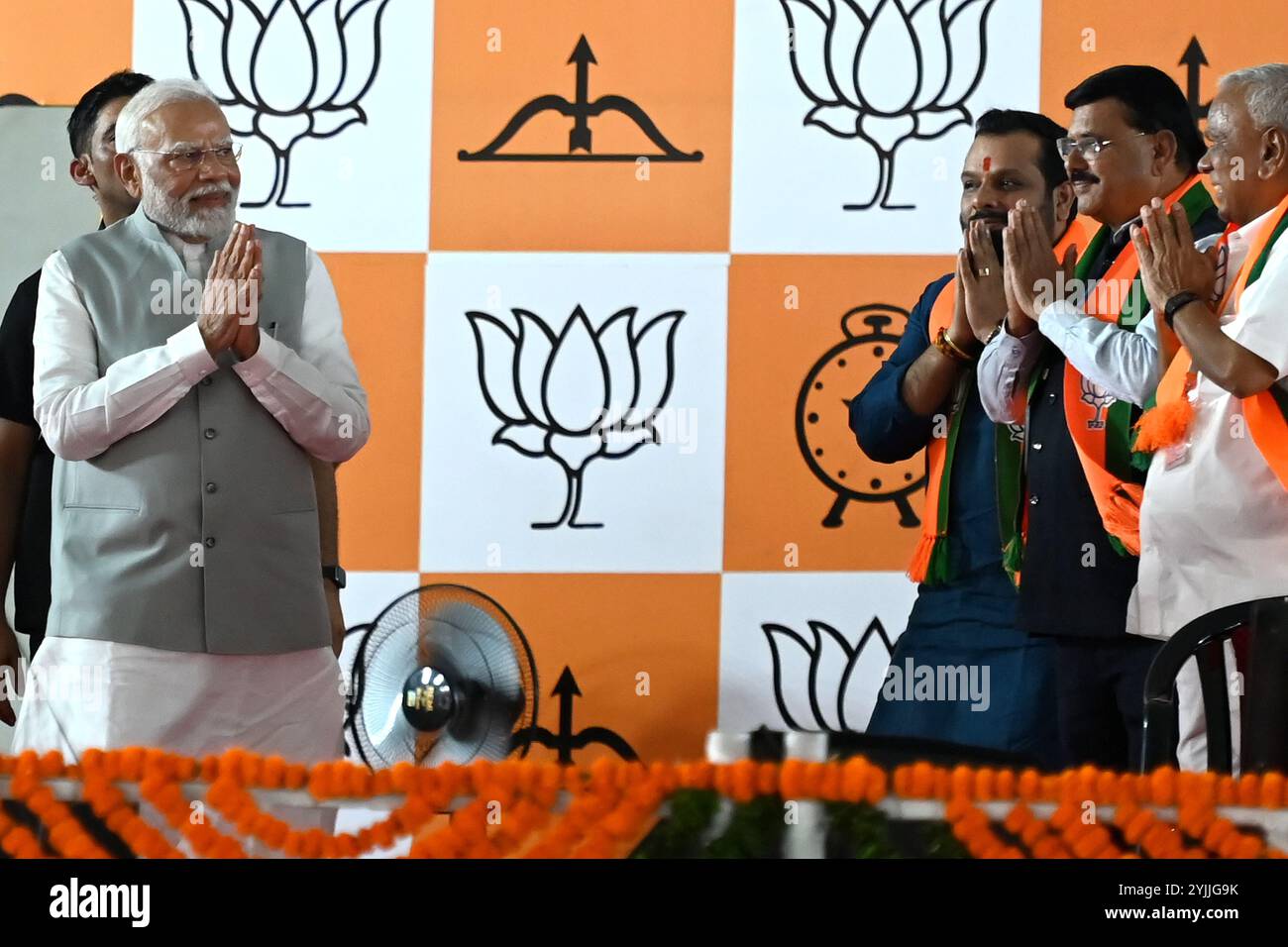 Navi Mumbai, India. 14th Nov, 2024. NAVI MUMBAI, INDIA - NOVEMBER 14 ...