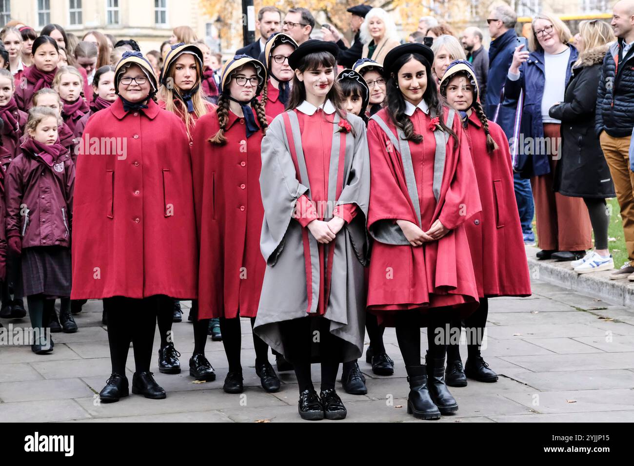 Bristol, UK. 15th Nov, 2024. The annual Red Maids Founders ...