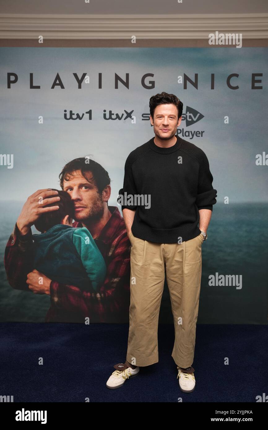 James Norton during a photo call for ITV's new drama Playing Nice at ...