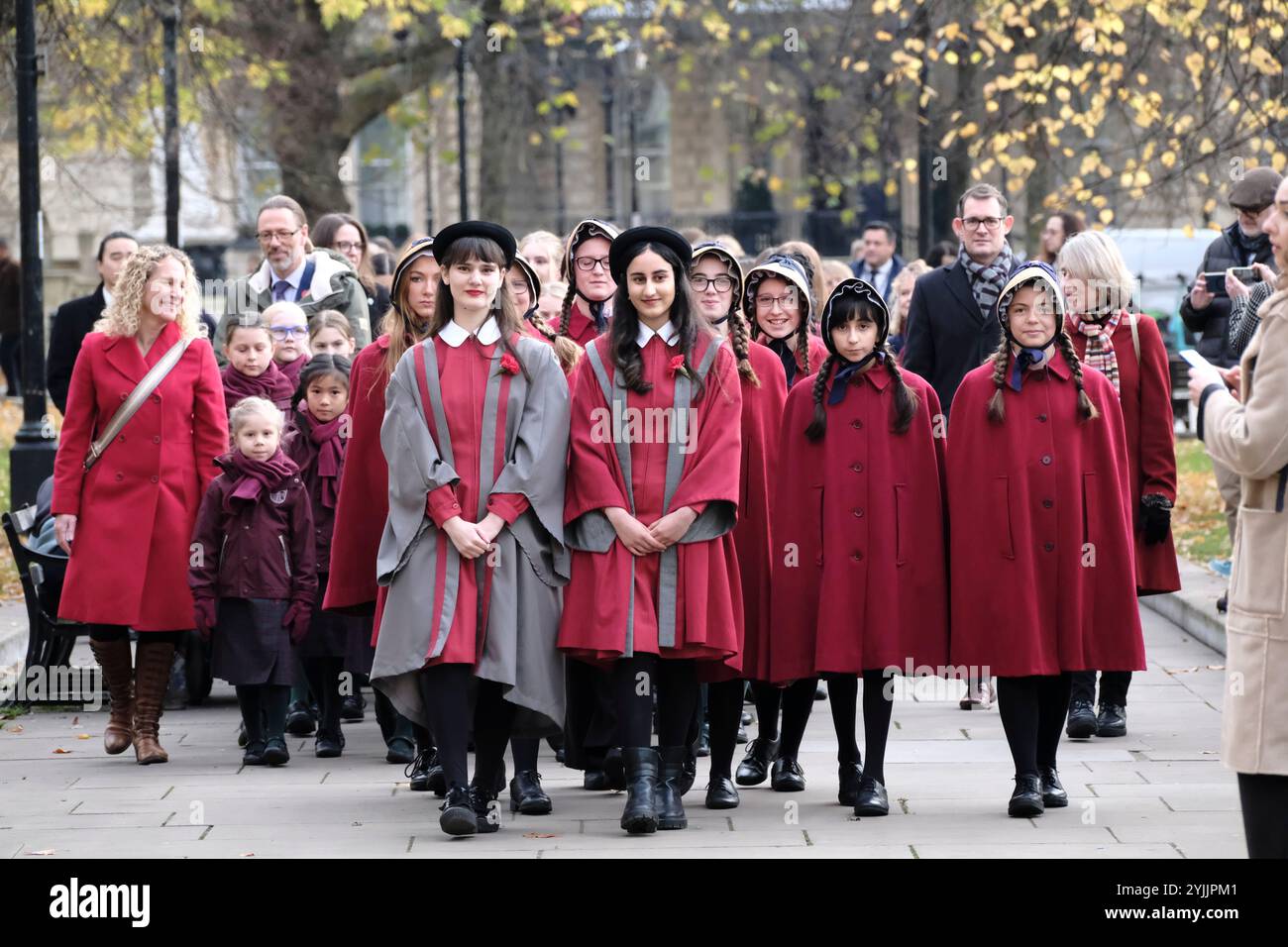 Bristol, UK. 15th Nov, 2024. The annual Red Maids Founders ...