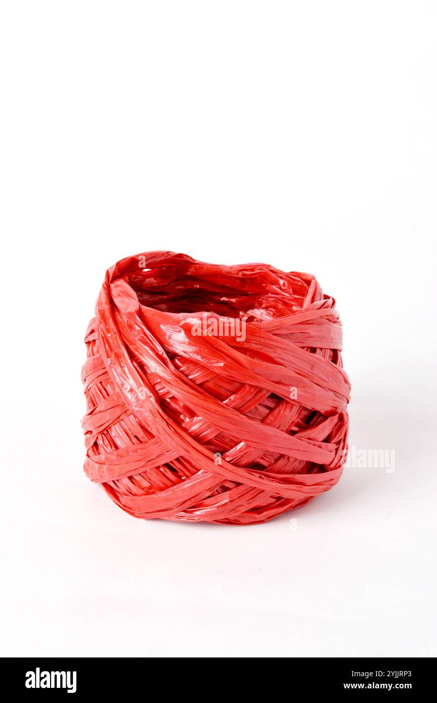 redl plastic rope on the white background Stock Photo - Alamy