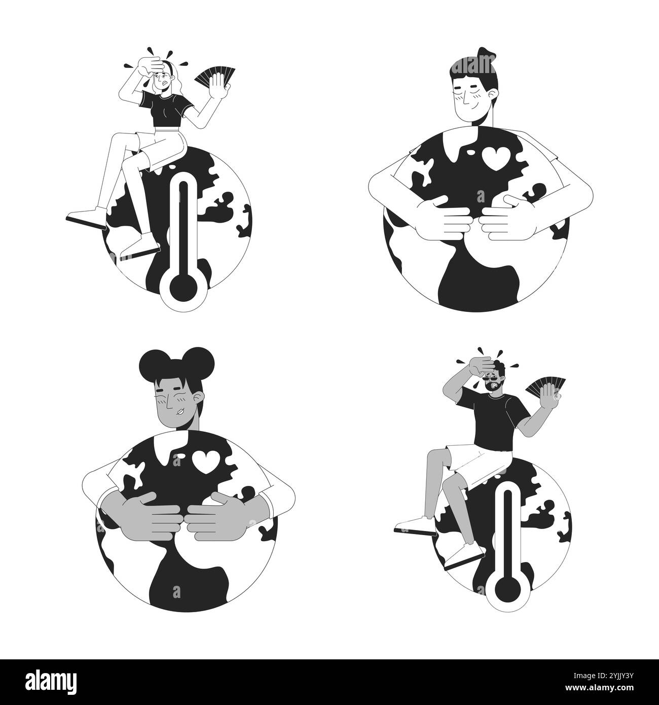 Protecting the climate Stock Vector Images - Alamy