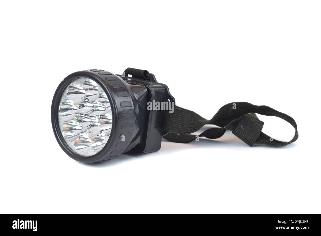 led head lamp on white background Stock Photo - Alamy