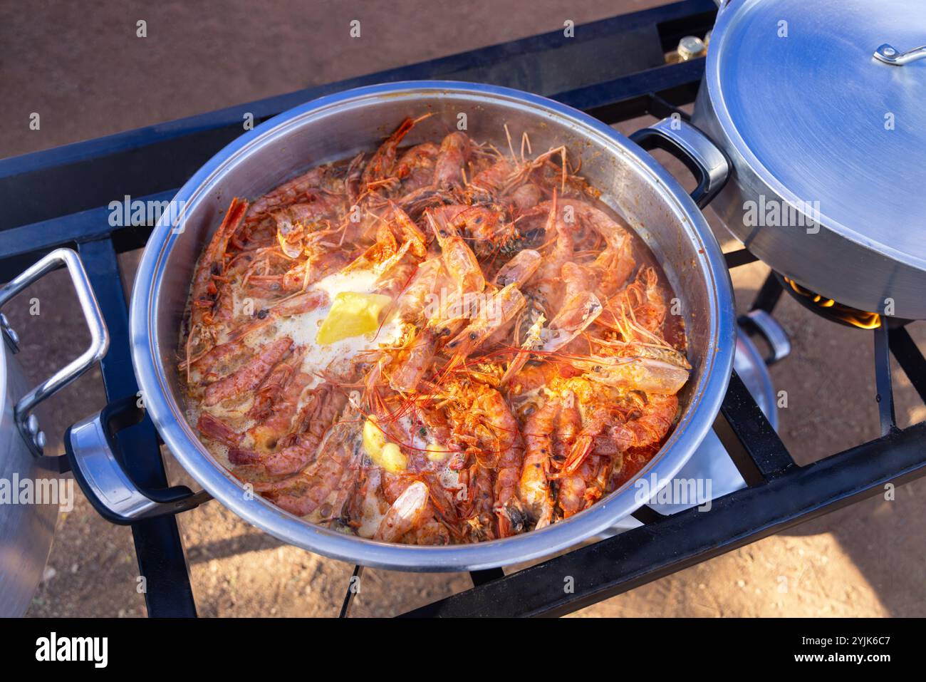 Cooking crayfish on stove in hi-res stock photography and images - Alamy