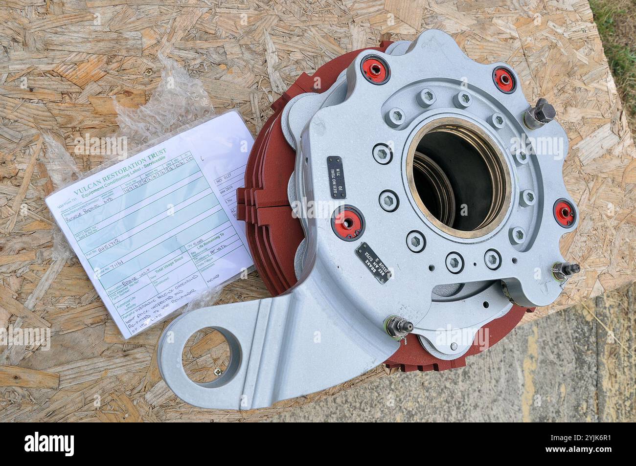 Heat pack, brake unit from a RAF Avro Vulcan B2 bomber jet plane ...