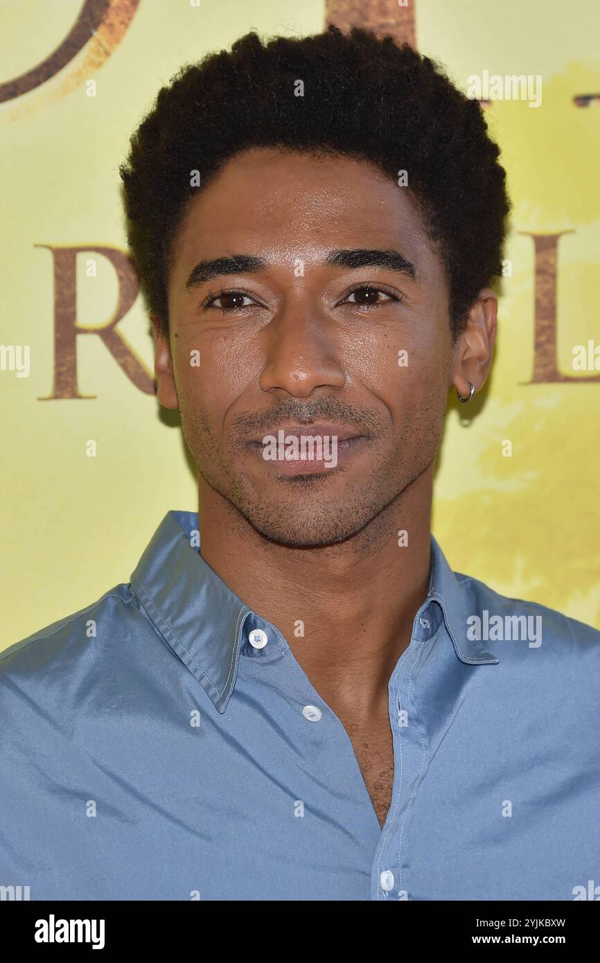 Photocall Movie Mufasa the lion king Alberto Boubakar Malanchino during ...