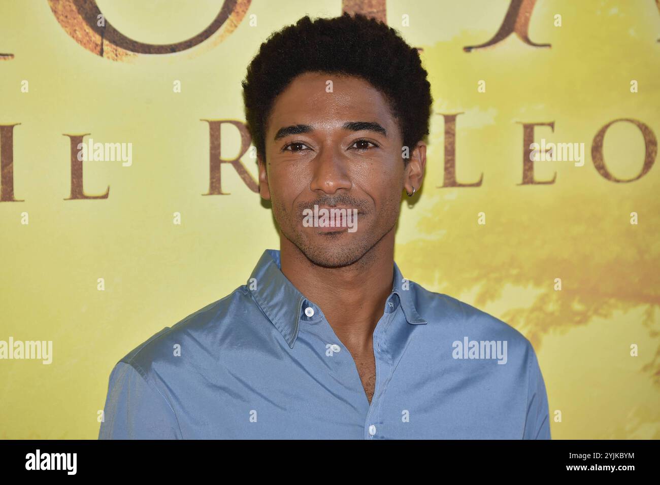 Photocall Movie Mufasa the lion king Alberto Boubakar Malanchino during ...