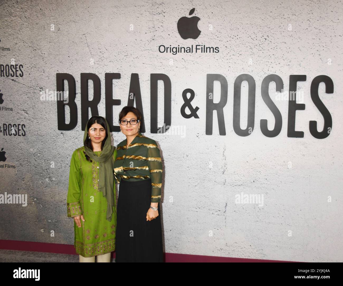 LOS ANGELES, CALIFORNIA - NOVEMBER 14: (L-R) Malala Yousafzai and Sahra ...