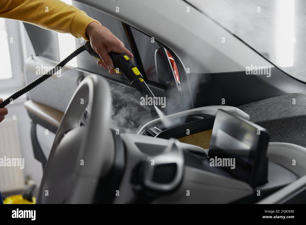 Steam cleaning of car interior innovative technology with minimal time ...