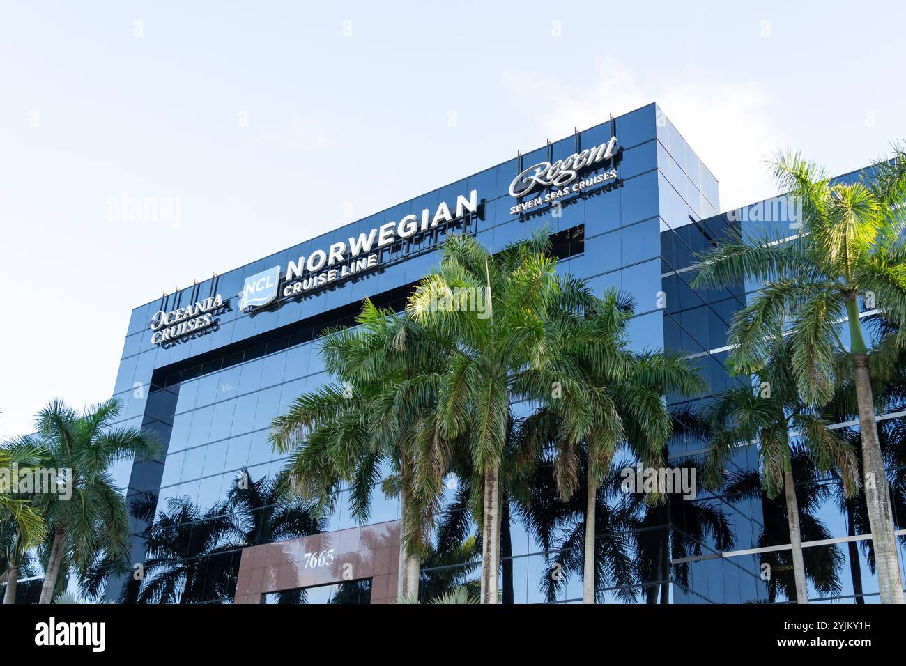 Miami, Florida, USA - January 1, 2022: Norwegian Cruise Line ...
