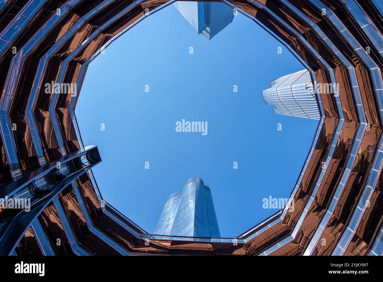 Inside view of Vessel in New York City, USA Stock Photo - Alamy
