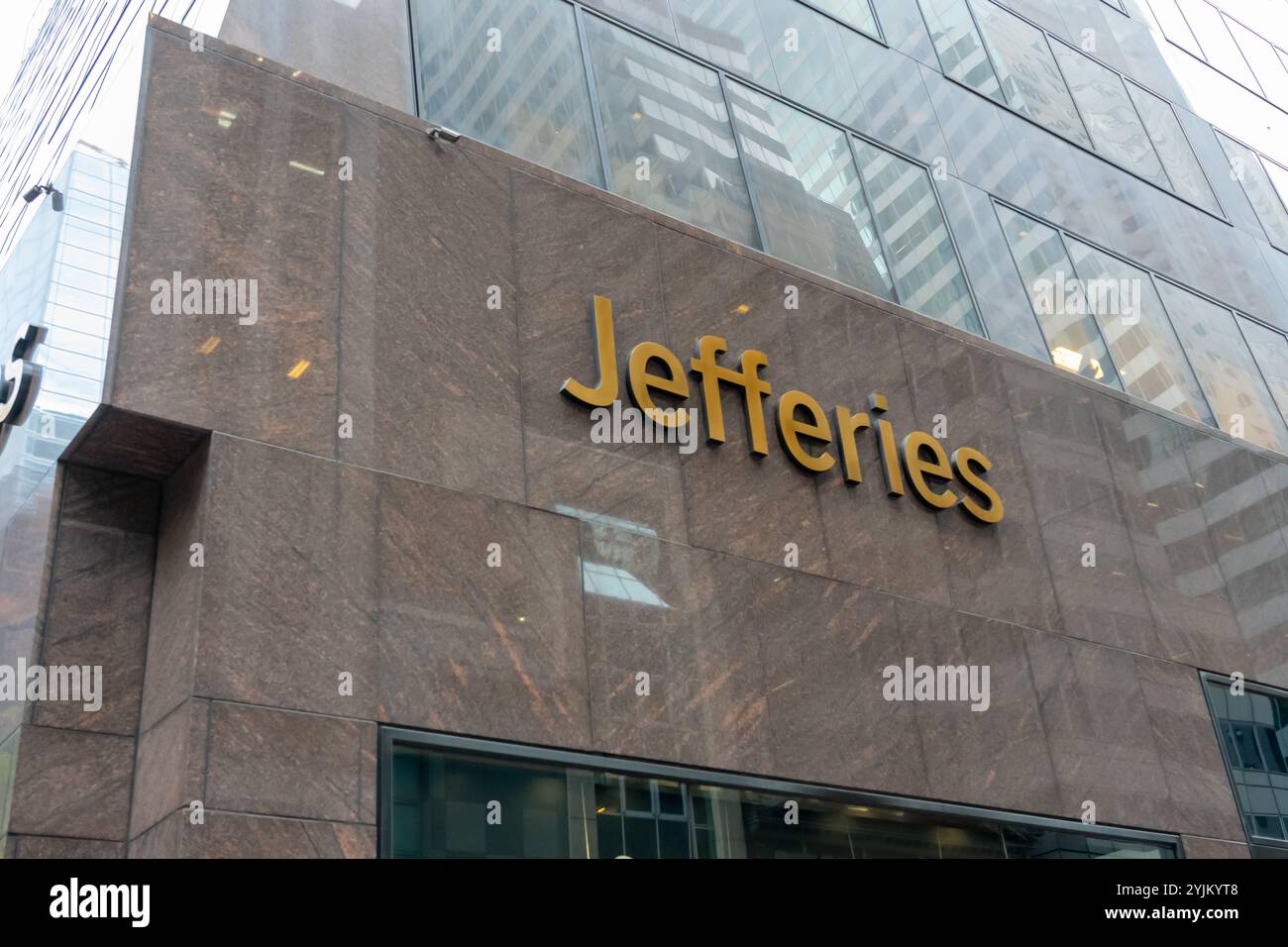 New York City, USA - August 18, 2022: Jefferies Group headquarters in ...
