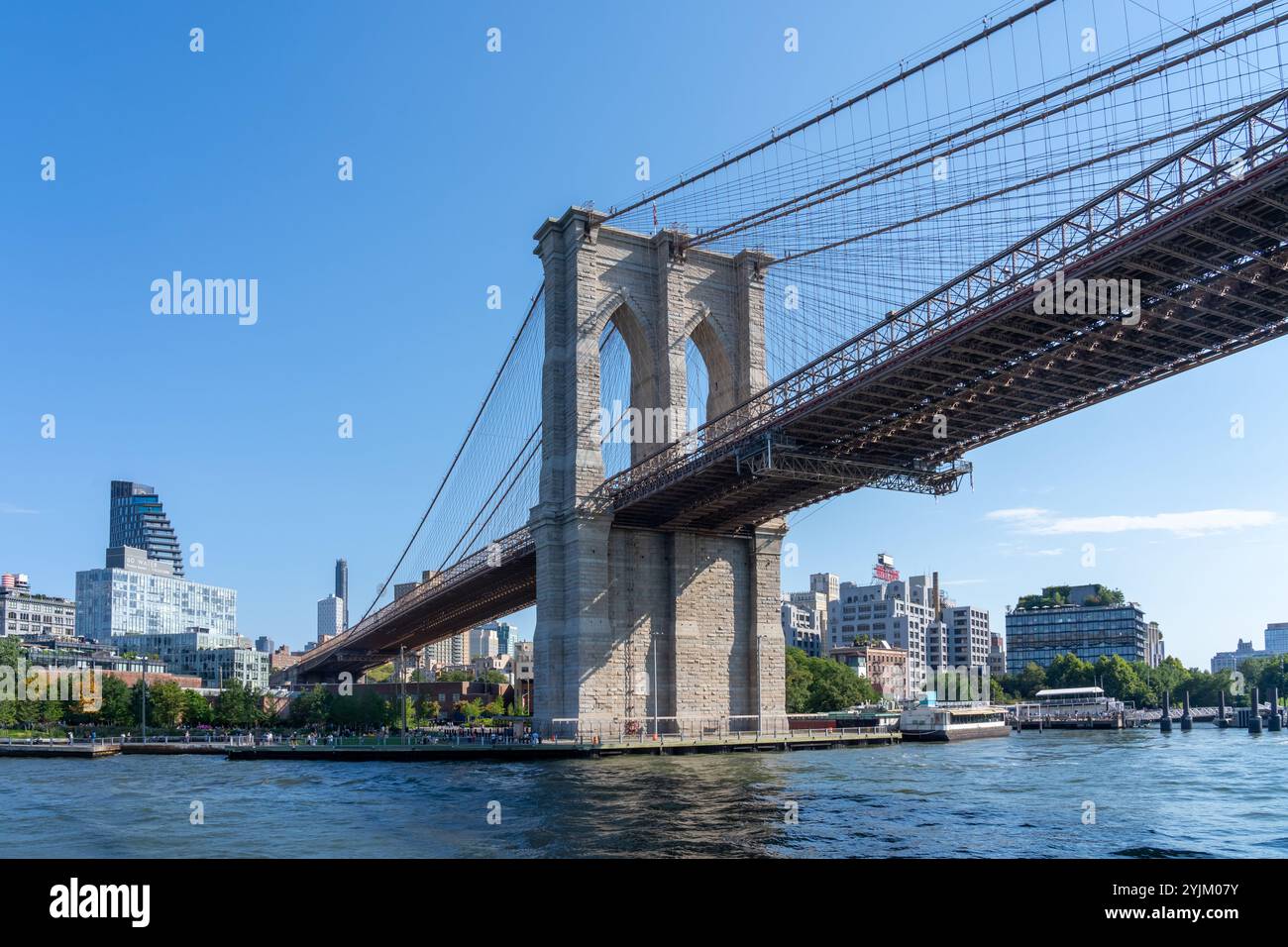 Cable stayed brooklyn bridge hi-res stock photography and images - Alamy