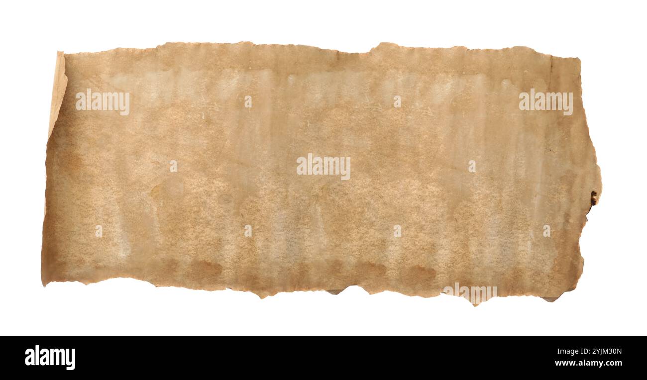 Horizontal old paper long Cut Out Stock Images & Pictures - Alamy
