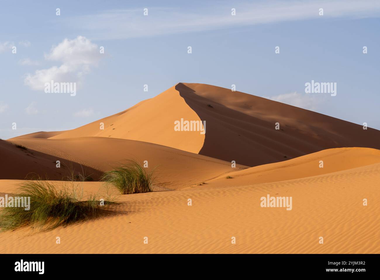 View of Sahara Desert in Morocco, Africa. The Sahara Desert is the ...