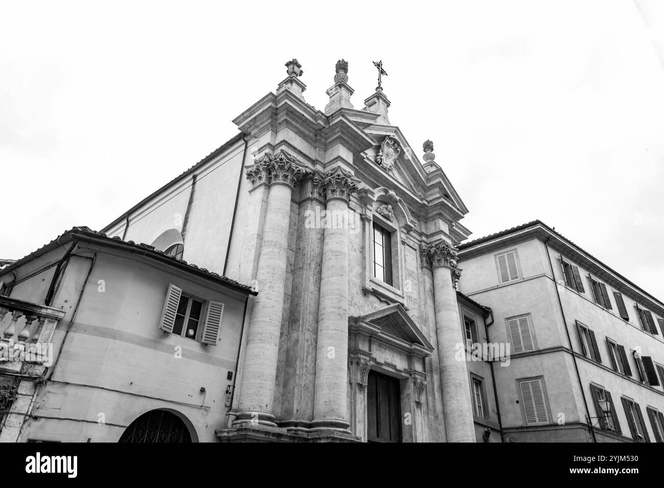 Exterior view of the baroque building of San Giorgio, Saint George in ...