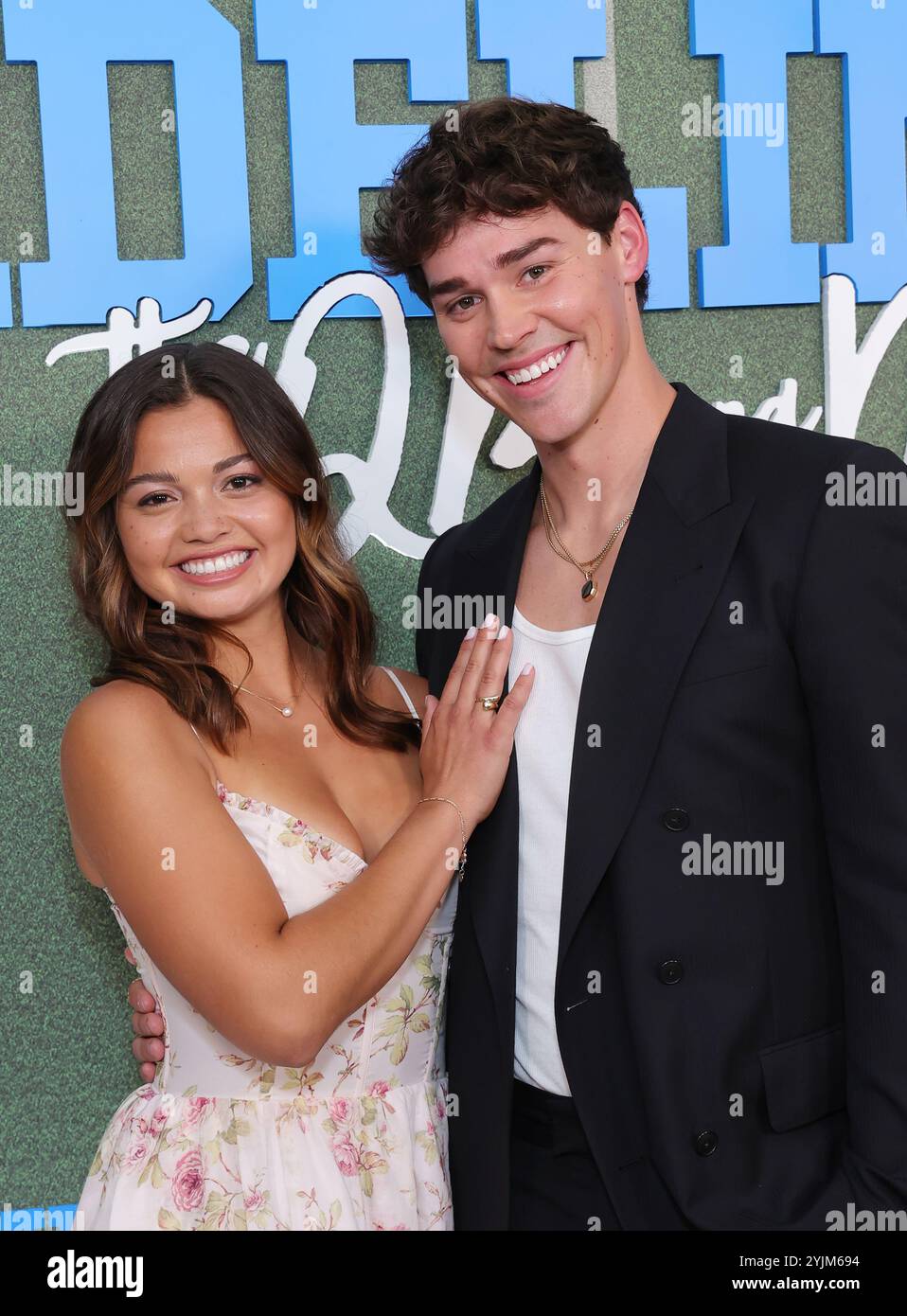 West Hollywood, Ca. 14th Nov, 2024. Siena Agudong, Noah Beck at the ...