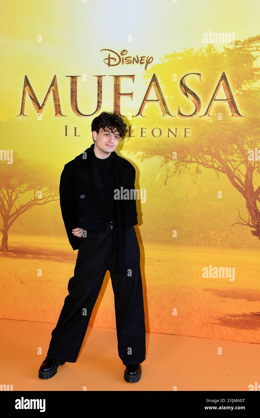 Rome: Cinema The Space Moderno. Photocall animated film Mufasa The Lion ...