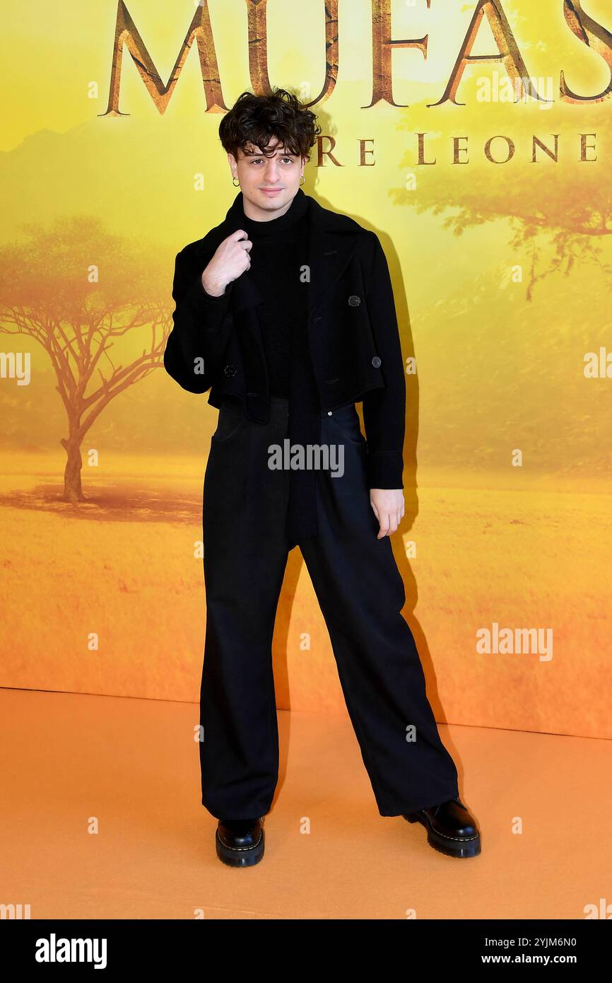 Rome: Cinema The Space Moderno. Photocall animated film Mufasa The Lion ...
