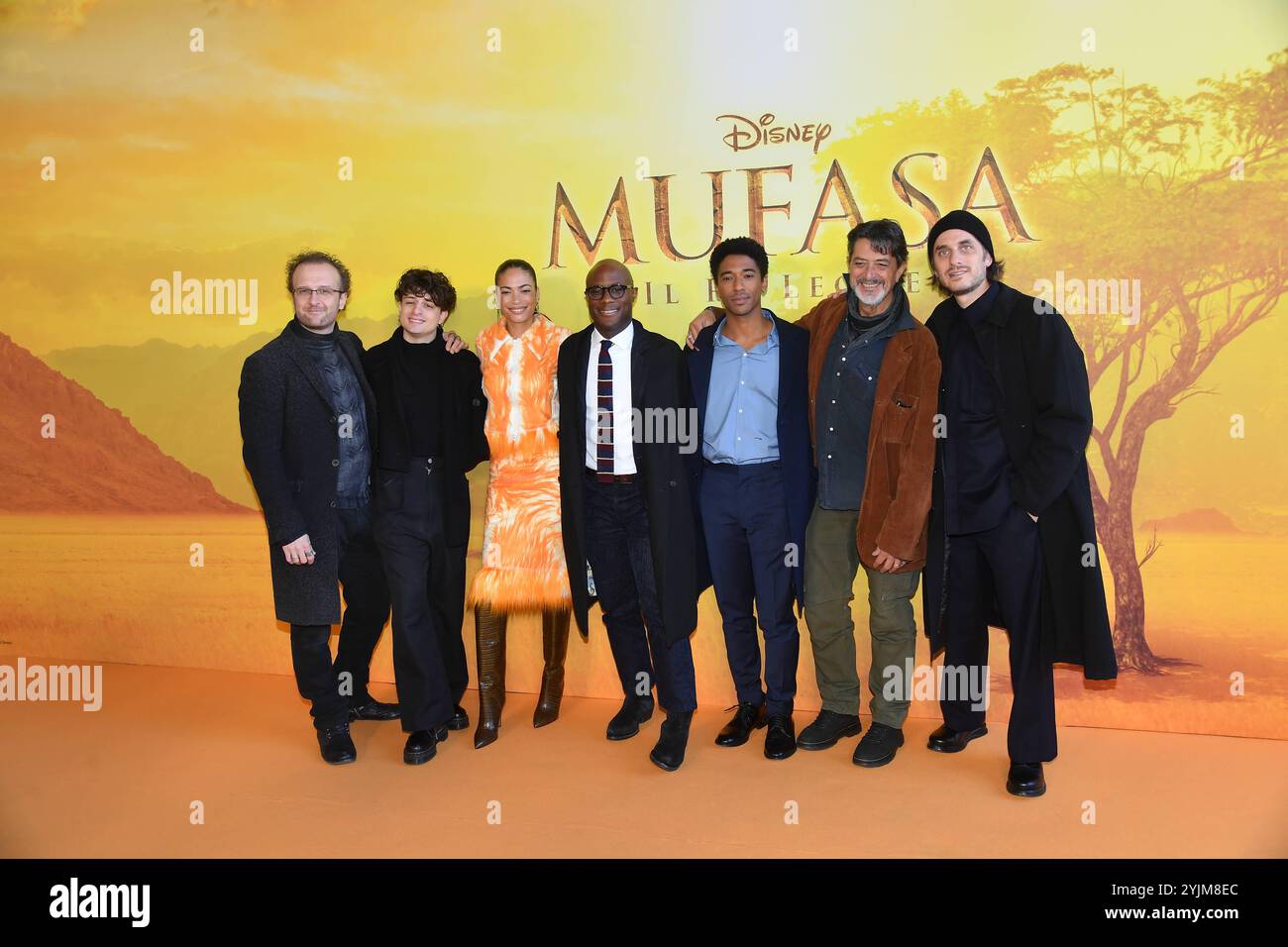 Rome: Cinema The Space Moderno. Photocall animated film Mufasa The Lion ...