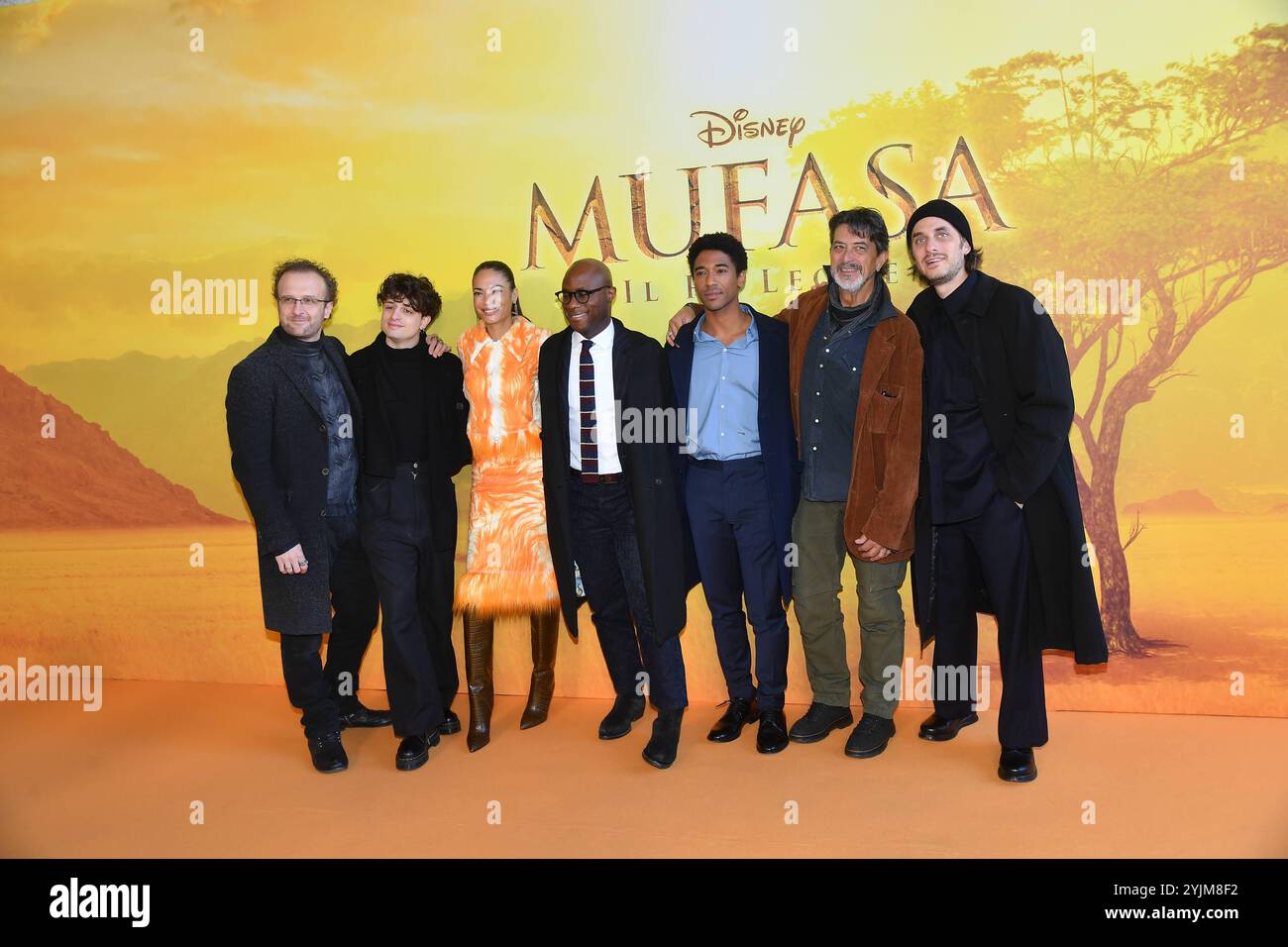 Rome: Cinema The Space Moderno. Photocall animated film Mufasa The Lion ...