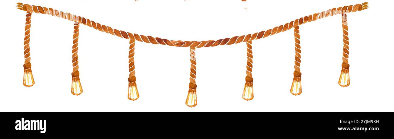 Outdoor String Lights Clip Art