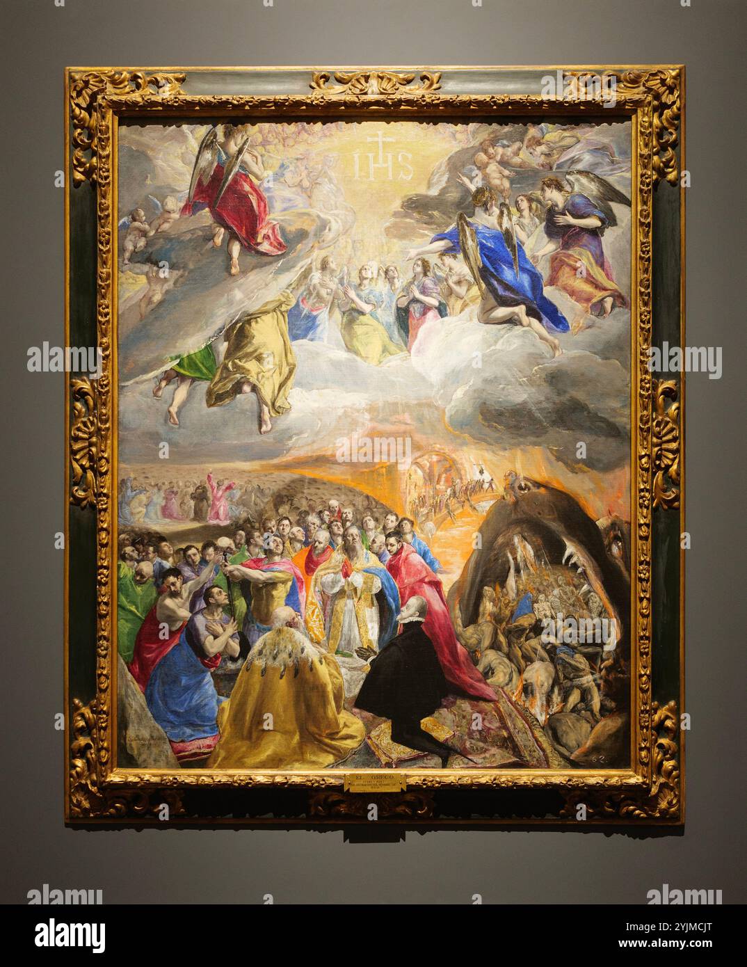 Adoration of the Name of Jesus or Allegory of the Holy League, by El ...