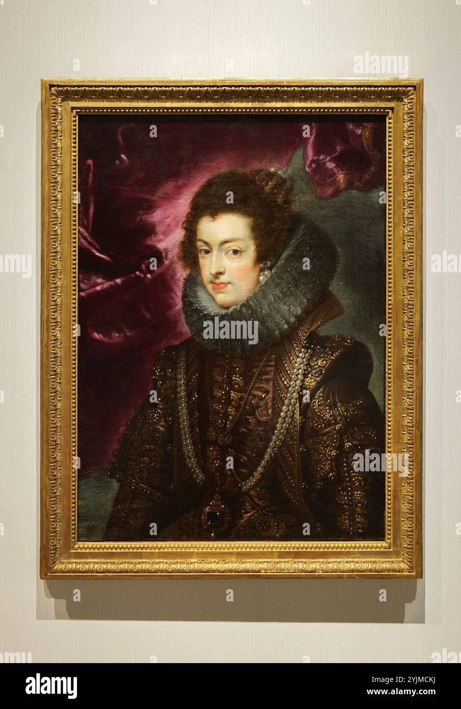 Isabella of bourbon attired in brocad hi-res stock photography and ...