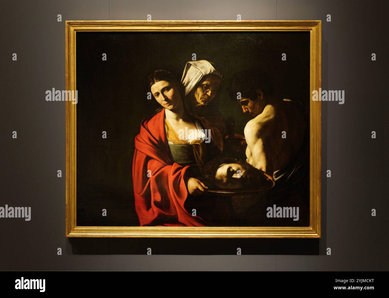 Salome with the Head of John the Baptist by Caravaggio. Oil on canvas ...