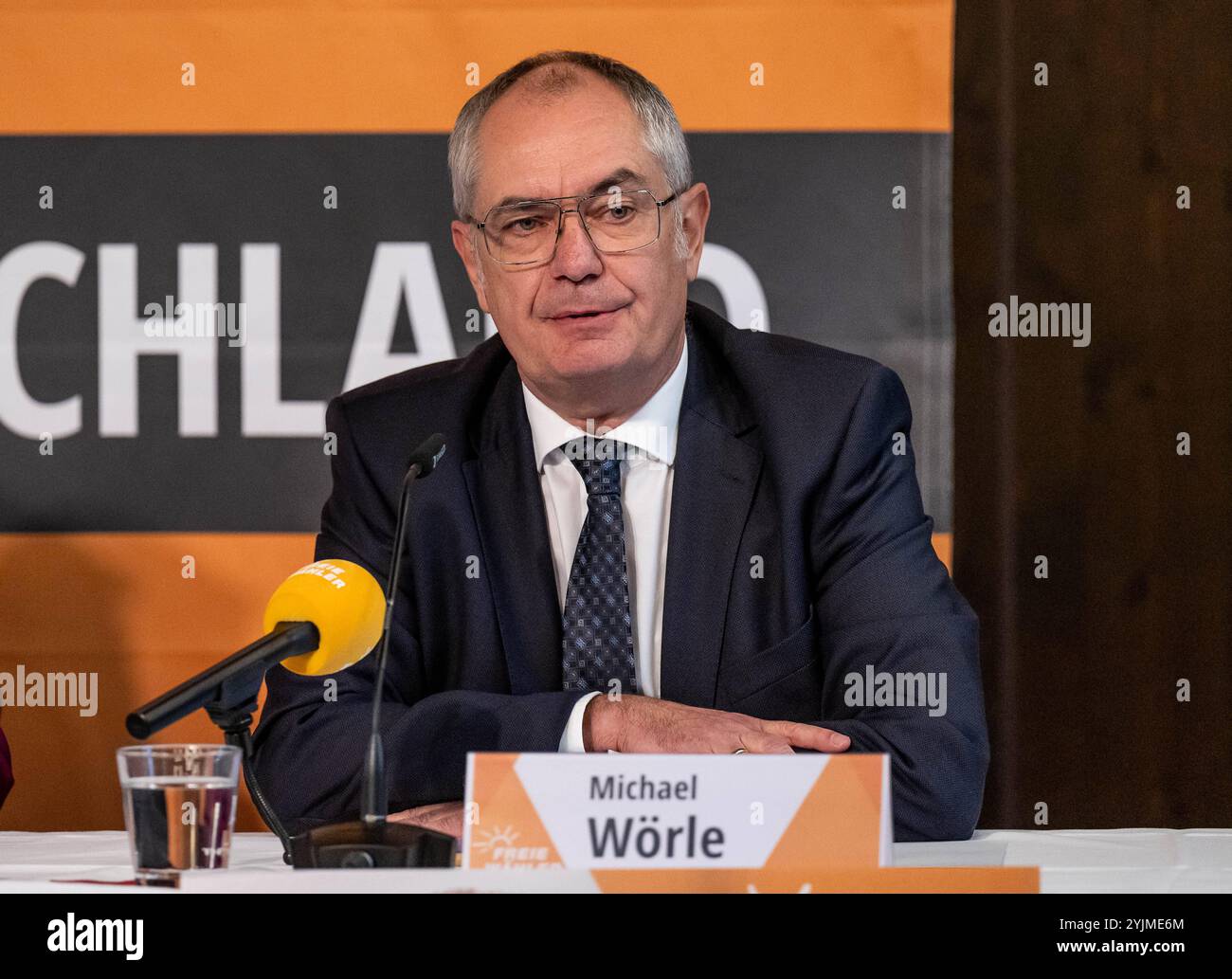 Muenchen Freie Waehler, Pressekonferenz zur Vorstellung der ...