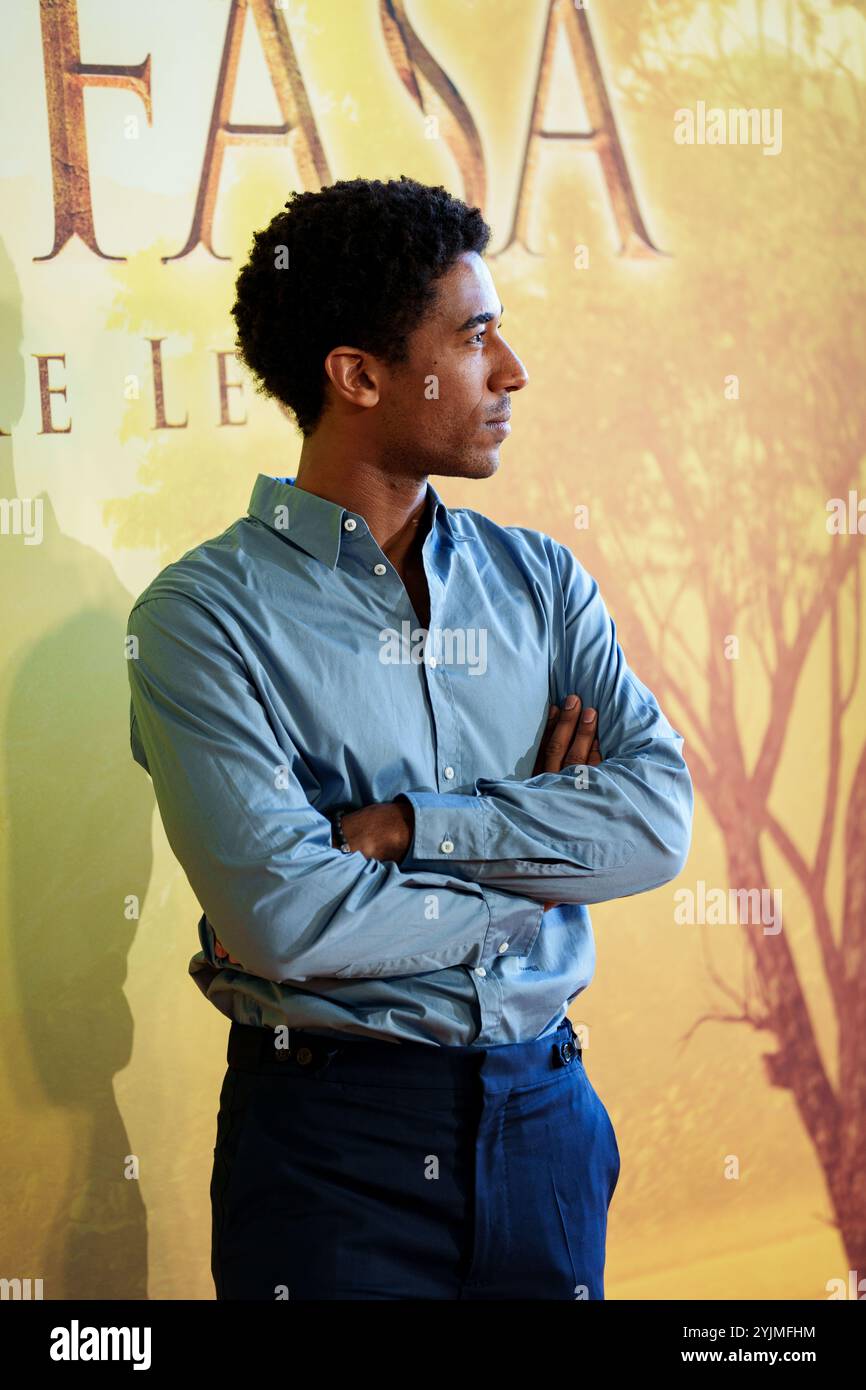 ROME, ITALY - NOVEMBER 15: Alberto Boubakar attends the "Mufasa: The ...