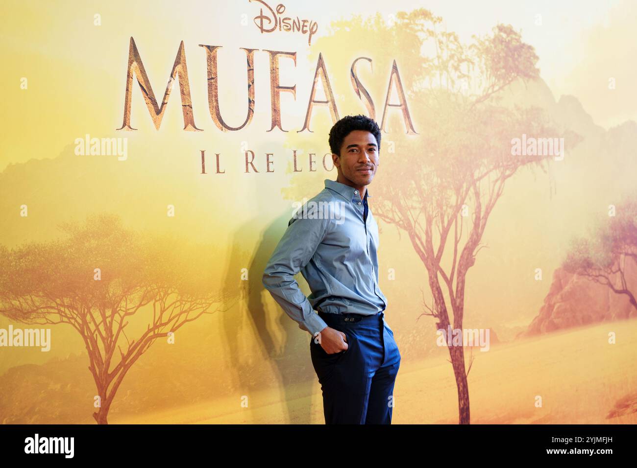 ROME, ITALY - NOVEMBER 15: Alberto Boubakar attends the "Mufasa: The ...
