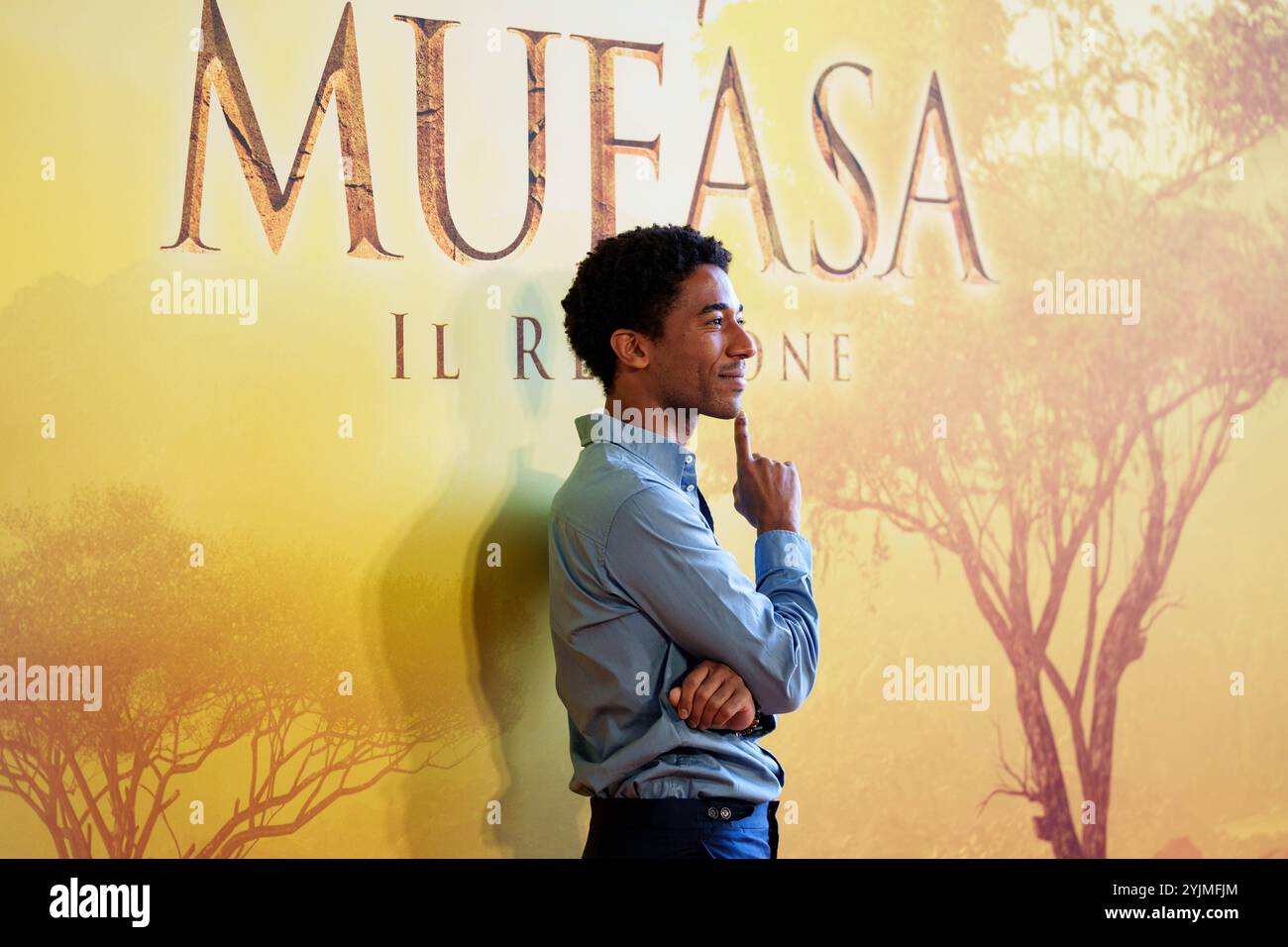 ROME, ITALY - NOVEMBER 15: Alberto Boubakar attends the "Mufasa: The ...