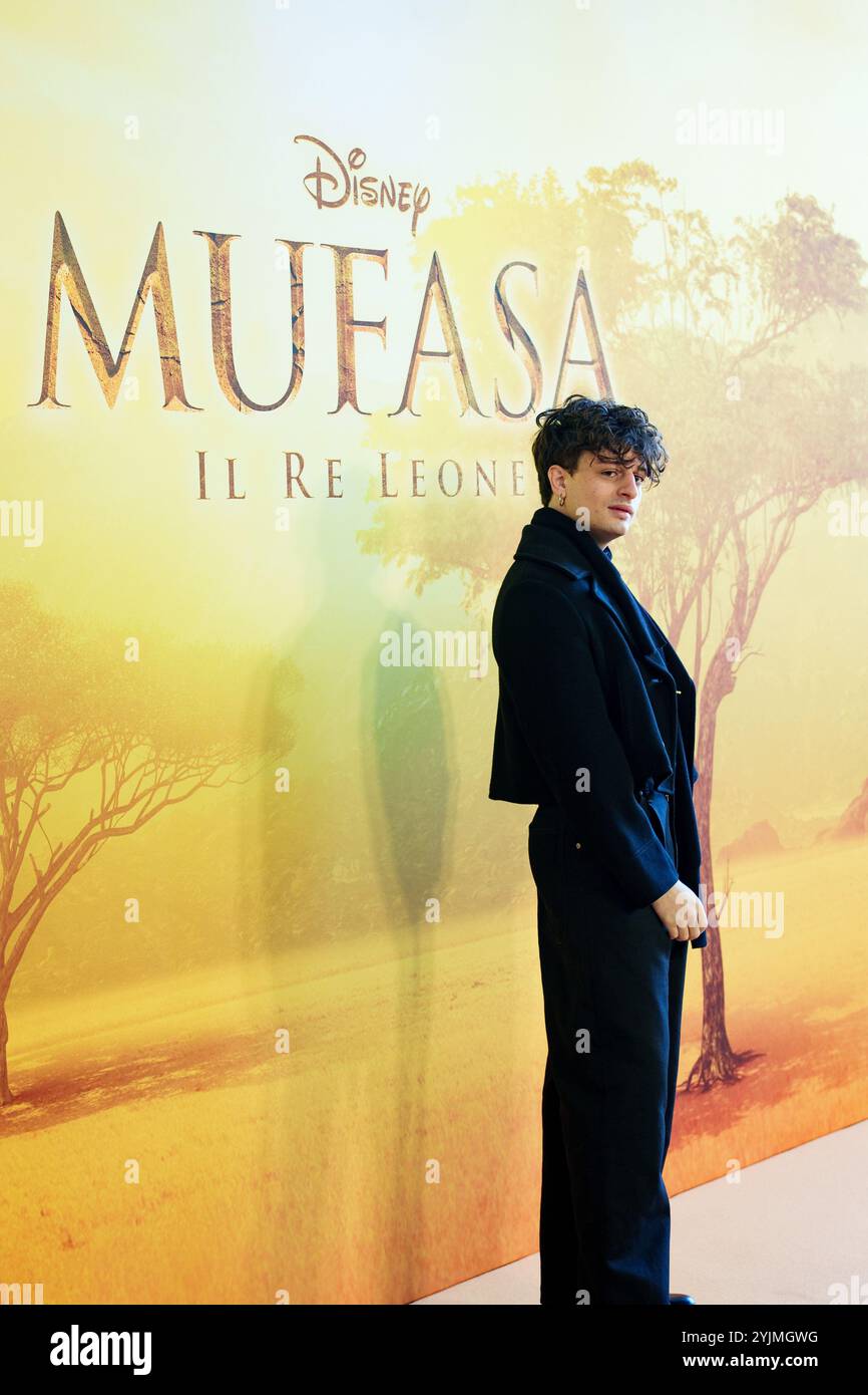 ROME, ITALY - NOVEMBER 15: Riccardo Suarez attends the "Mufasa: The ...