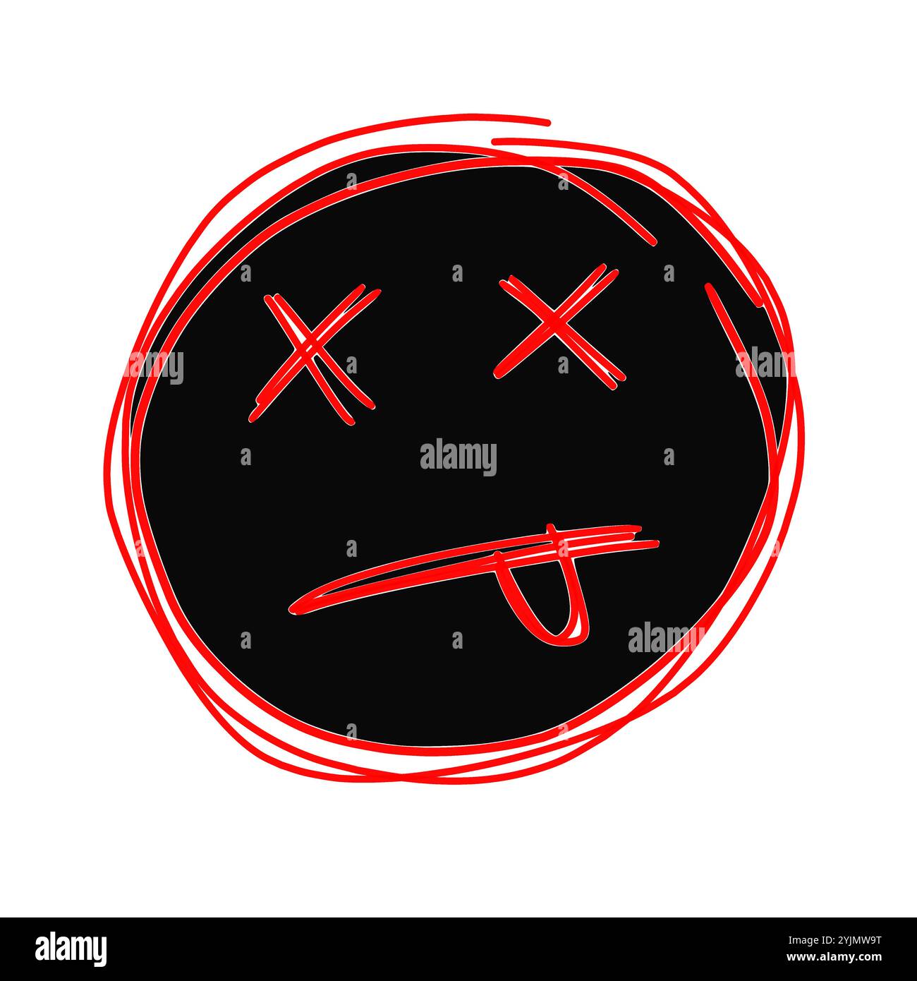 Illustration expression emotions in Cut Out Stock Images & Pictures - Alamy