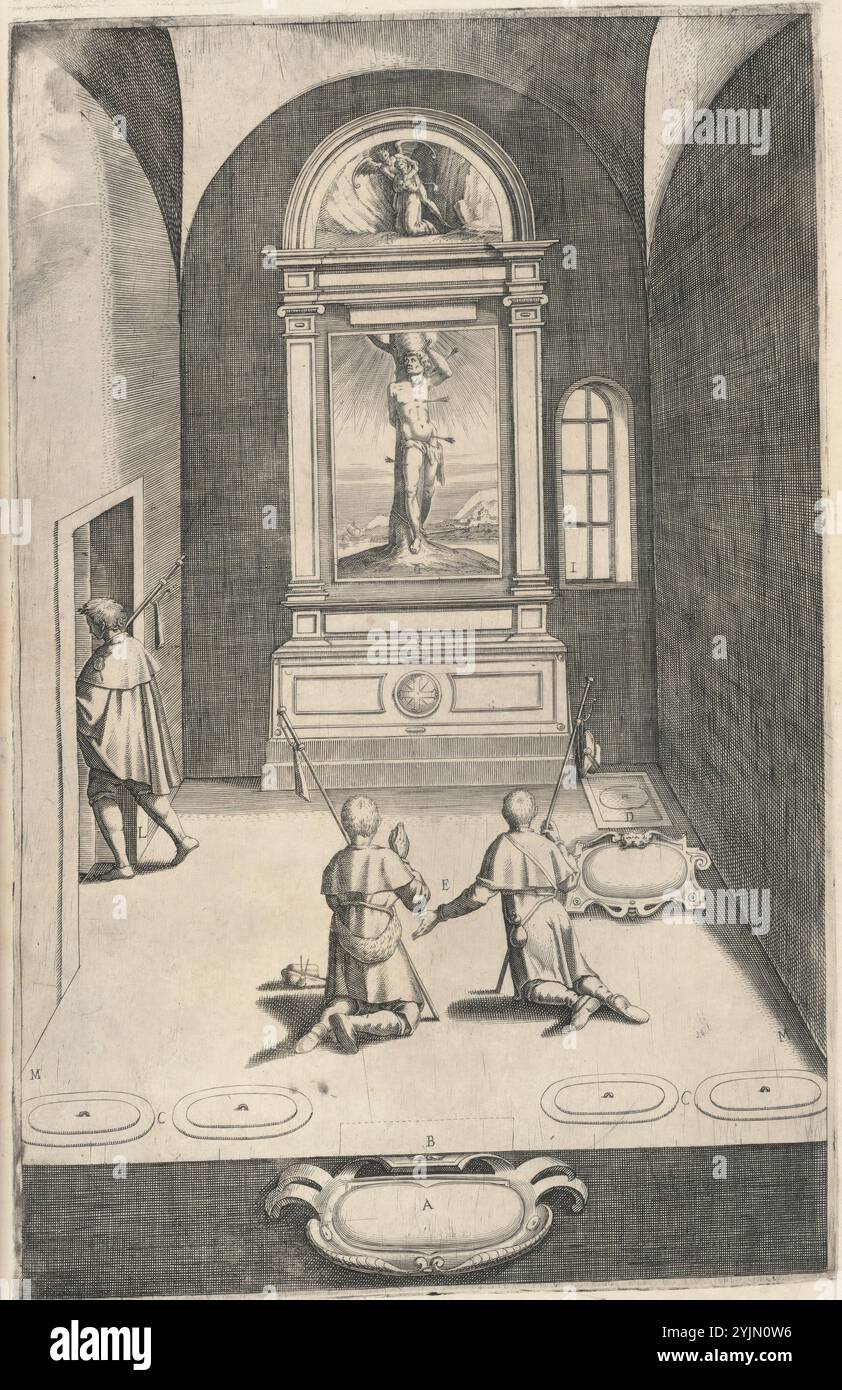 Chapel of Saint Sebastian (Cappella di San Sebastiano) [plate N], 1612 ...