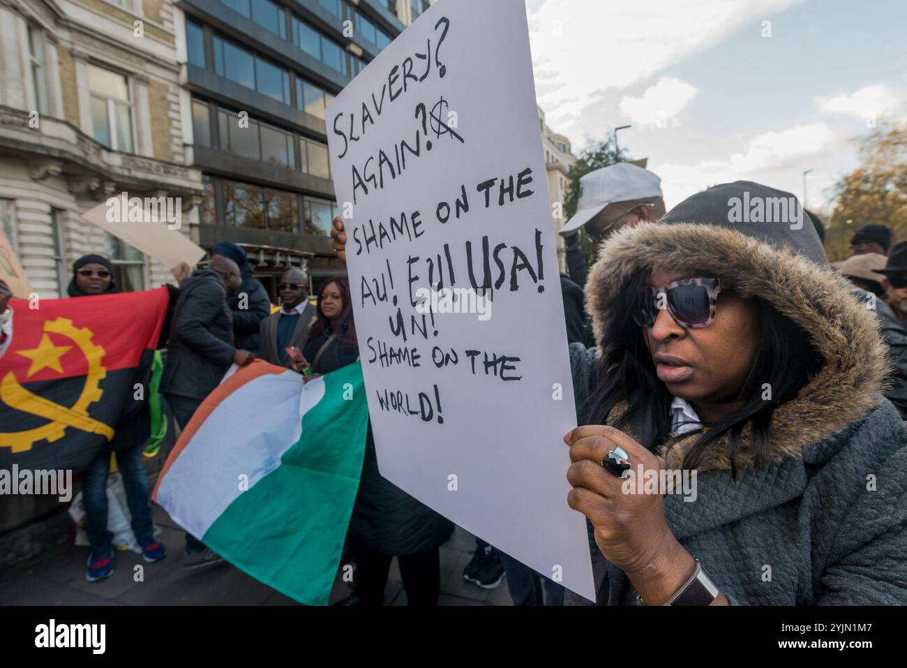 London, UK. 26th November 2017. Glenroy Watson of the Global African ...