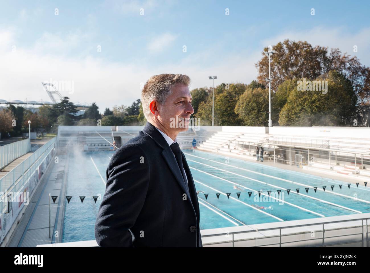 Toulouse, France. 15th Nov, 2024. Portrait of Gil Averous. Visit to the ...