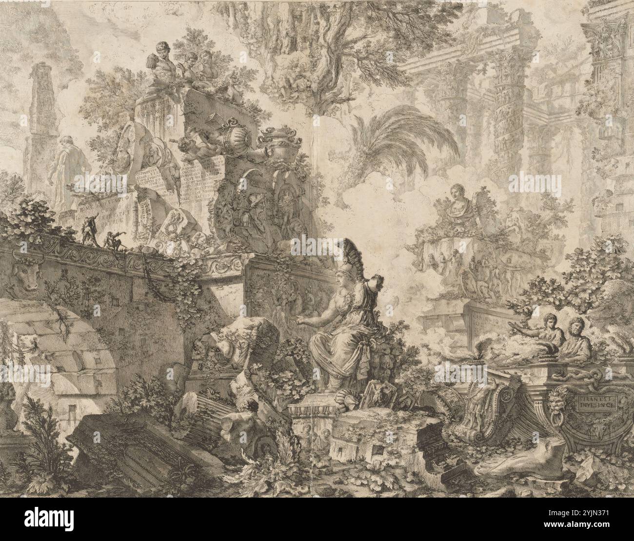 Giovanni Battista Piranesi, Venetian, 1720 - 1778, Frontispiece, with ...